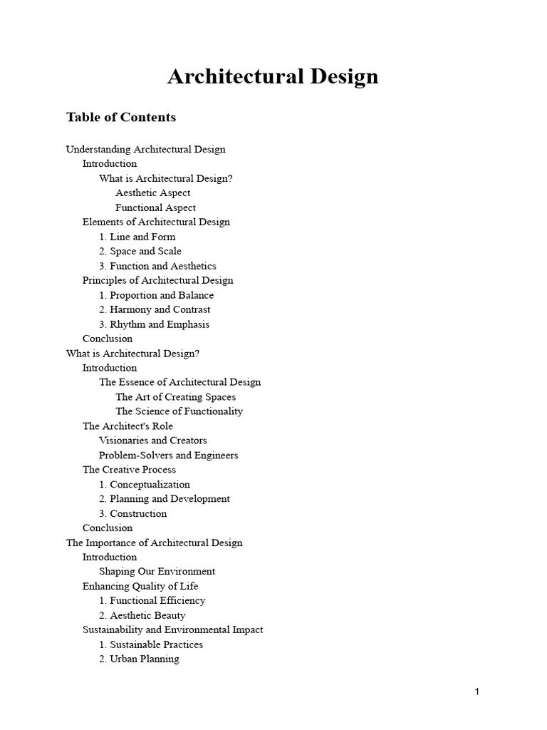 Essentials of Architectural Design | PDF | Symmetry | Architect