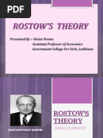 W.W. Rostow, Preface and Introduction in The Stages of Economic Growth ...