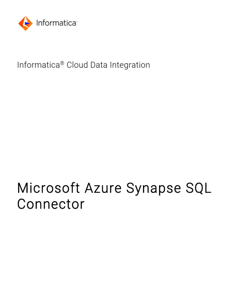 MicrosoftAzureSynapse (SQL) Connector en | PDF | Active Directory ...