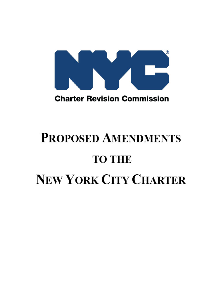 Amendments to NYC Charter on Sanitation | PDF | Office Of Management ...