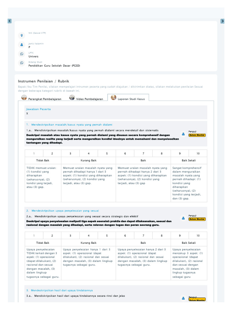 Rubrik Studi Kasus | PDF