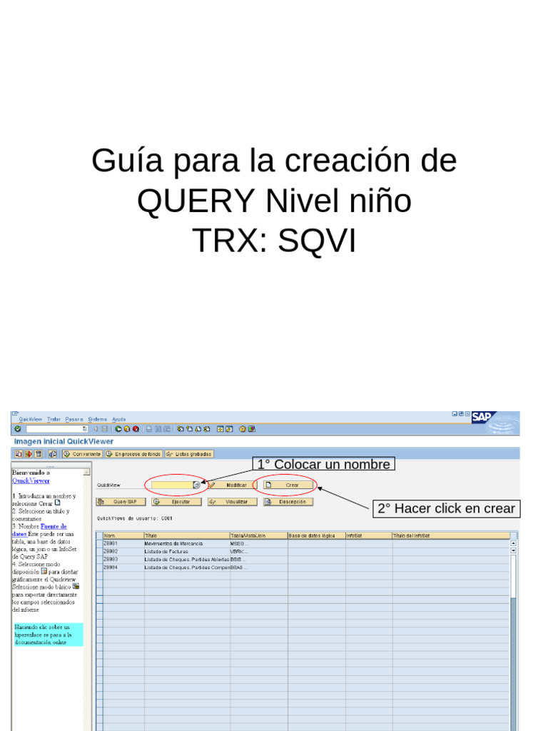 Guía para La Creación de QUERY | PDF | Informática | Ciencias de la ...