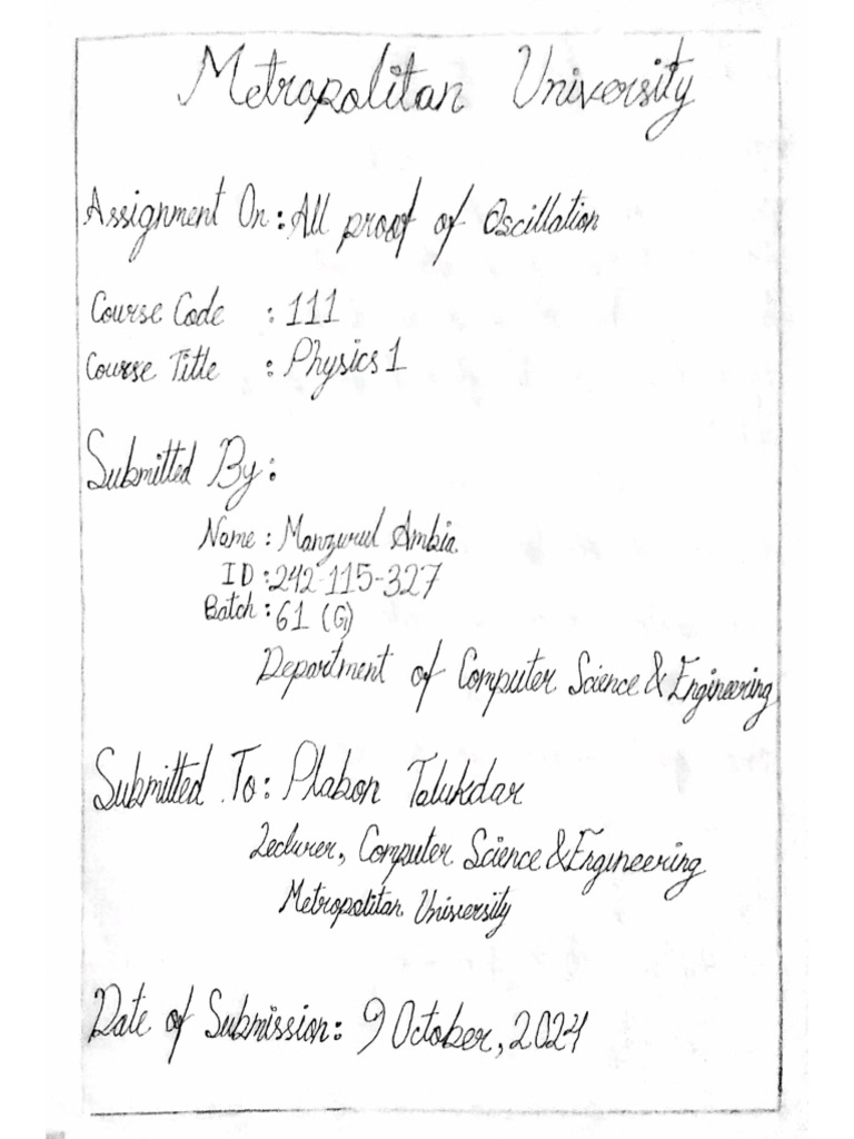 Physics Assignment Pdf