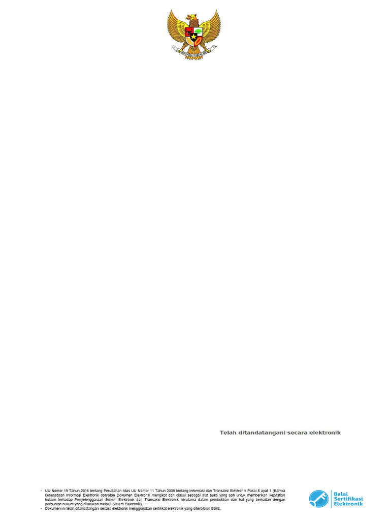 Edaran Larangan Pengangkatan THL 2024 - Signed PDF | PDF