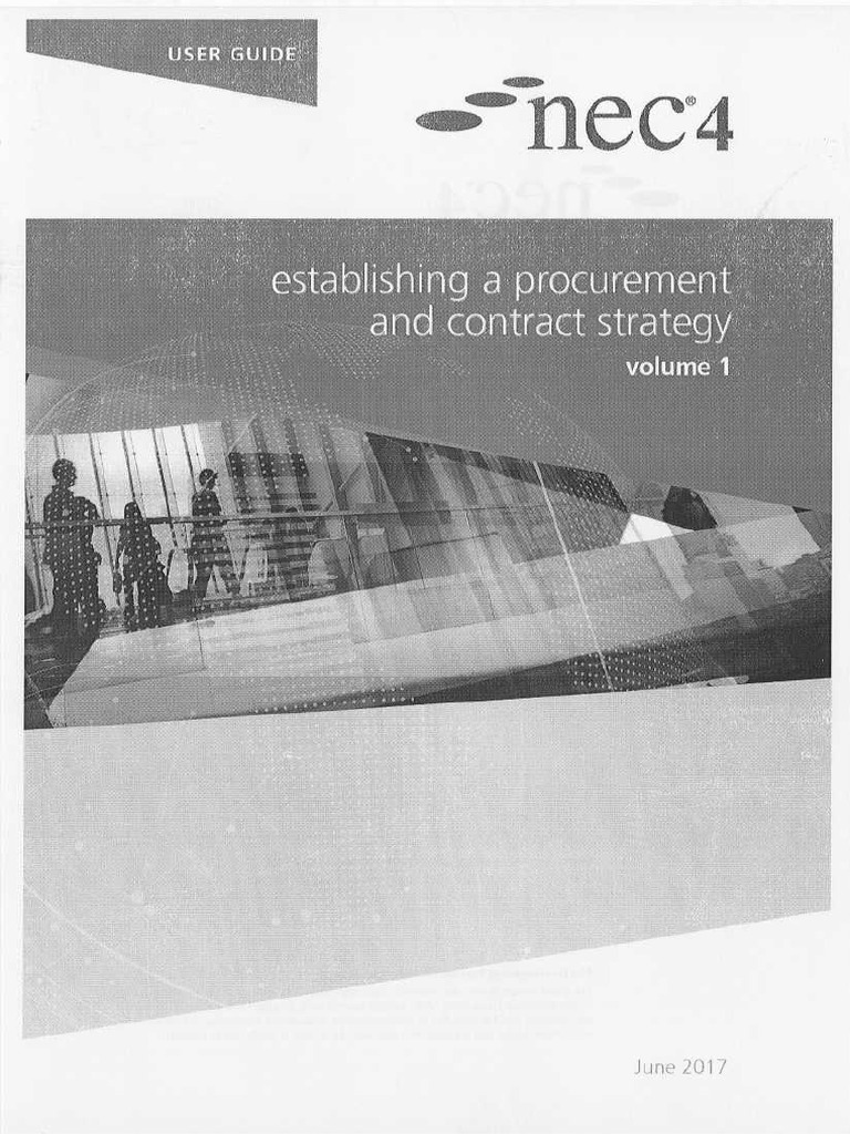 NEC4 User Guide 1 | PDF | Business