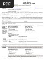 Sun Life Enrollment/Change Form | PDF | Life Insurance | Trustee