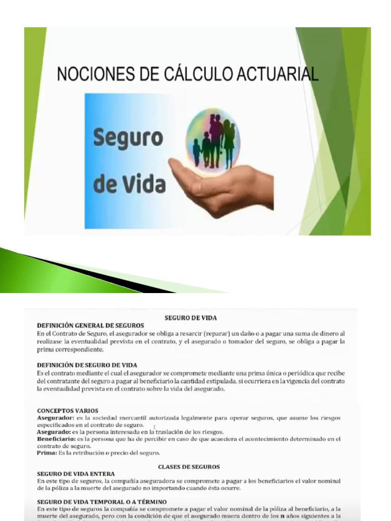 Clase 11 Seguros de Vida | PDF
