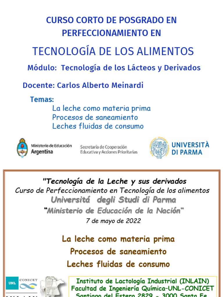 Apunte de Leche Fluida | PDF | Leche | Productos lácteos