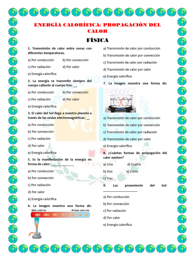 Energía Calorífica | PDF | Conduccion termica | Radiación electromagnética
