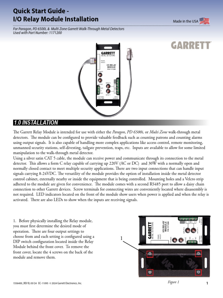 Rev B - Relay Module - QSG - Web | PDF | Relay | Switch
