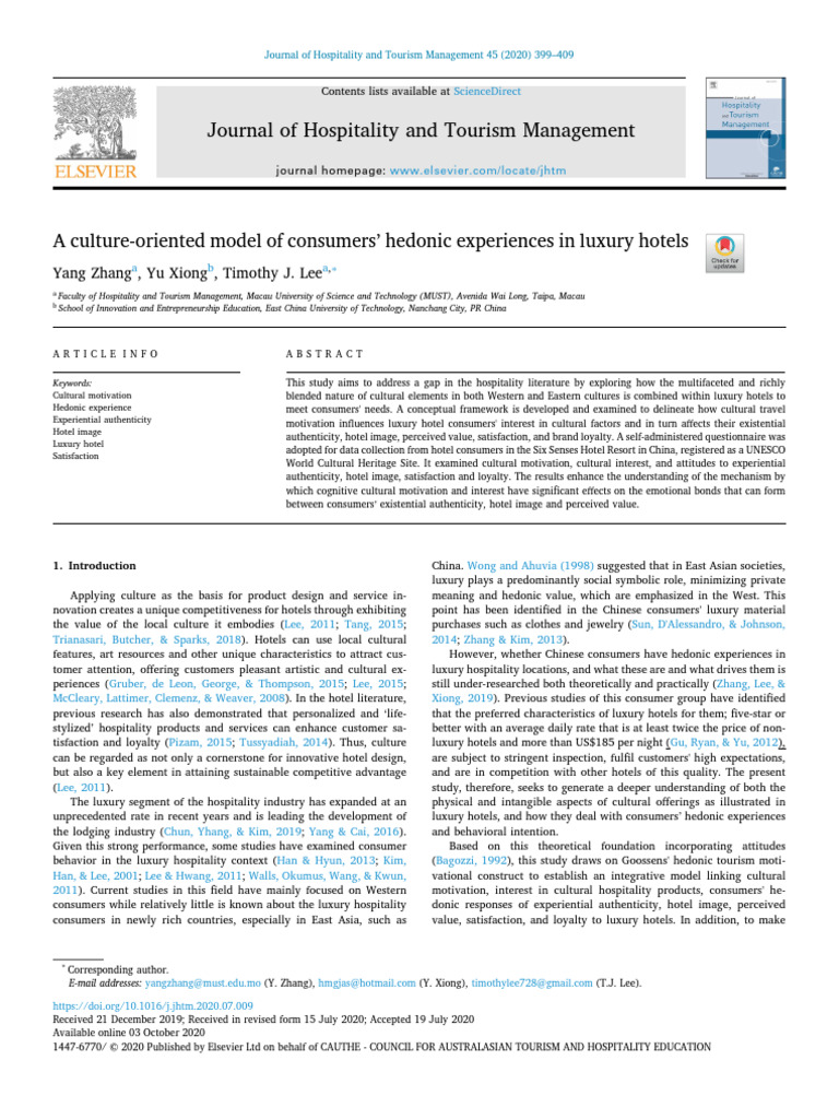 Zhang 2020 | PDF | Survey Methodology | Factor Analysis