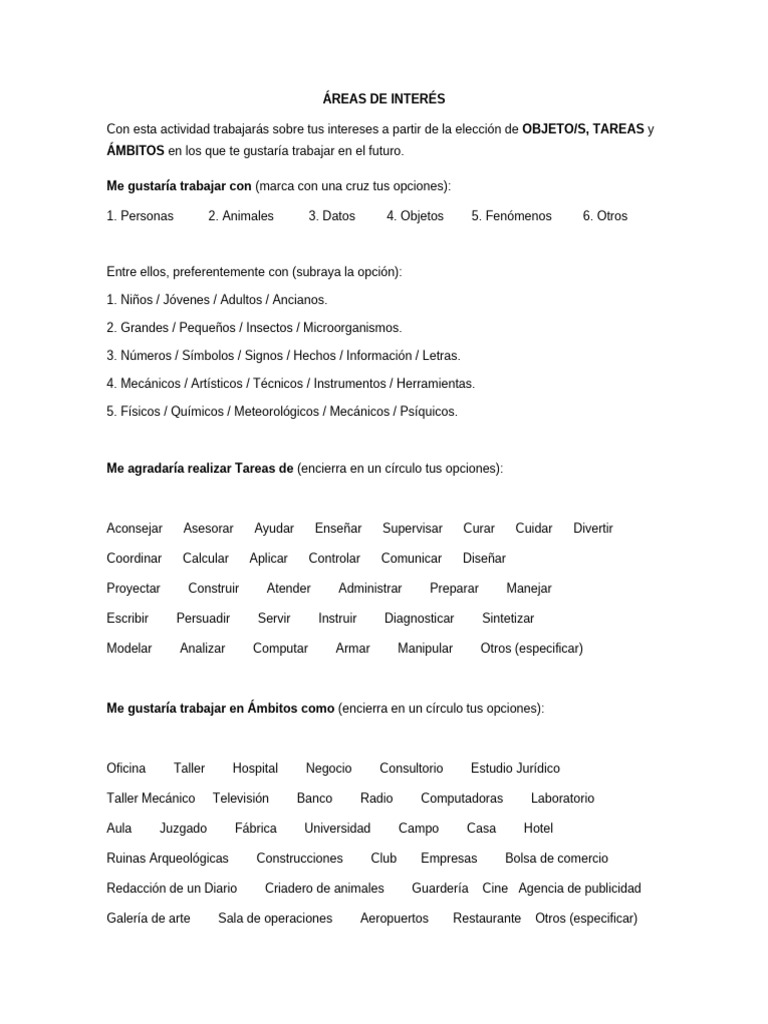 Tã Cnica de Ã Reas de Interã S | PDF