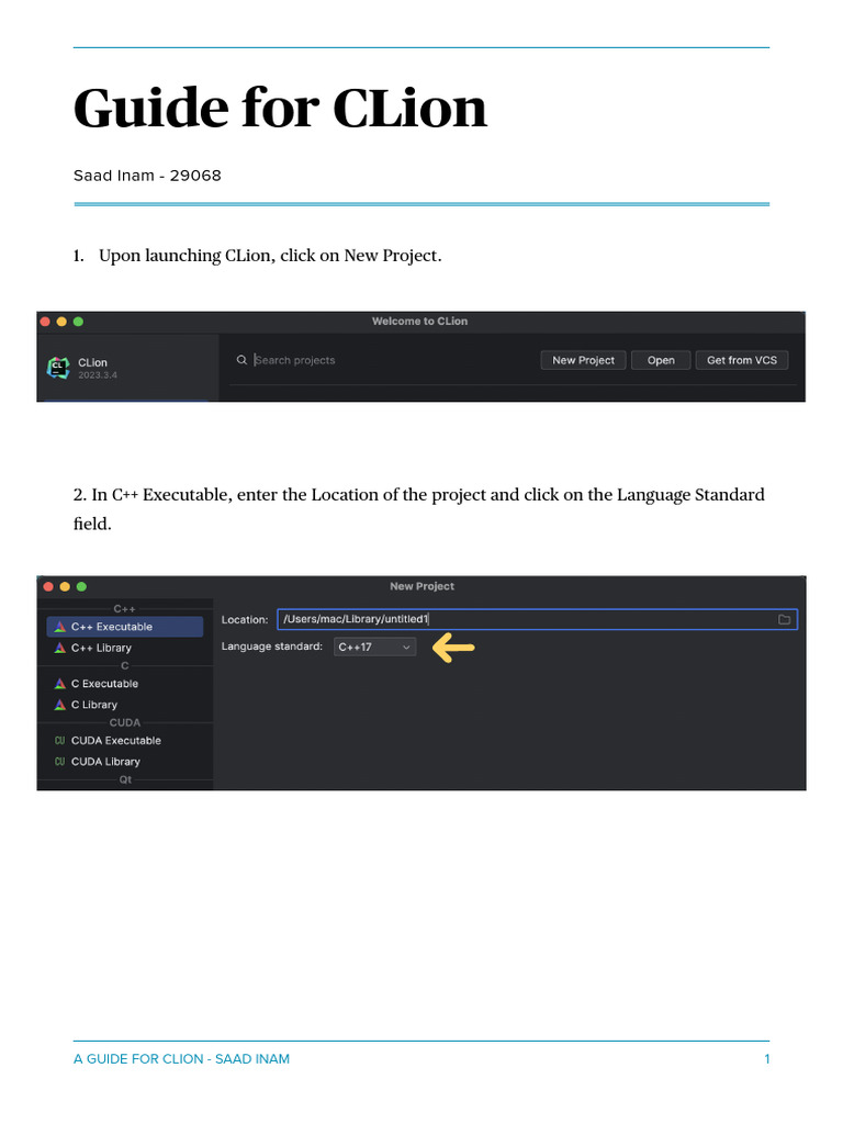 Guide For CLion | PDF