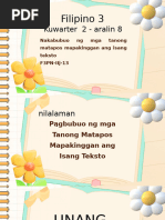 Grade 3 Esp Unit 2 Aralin 5 7 | PDF