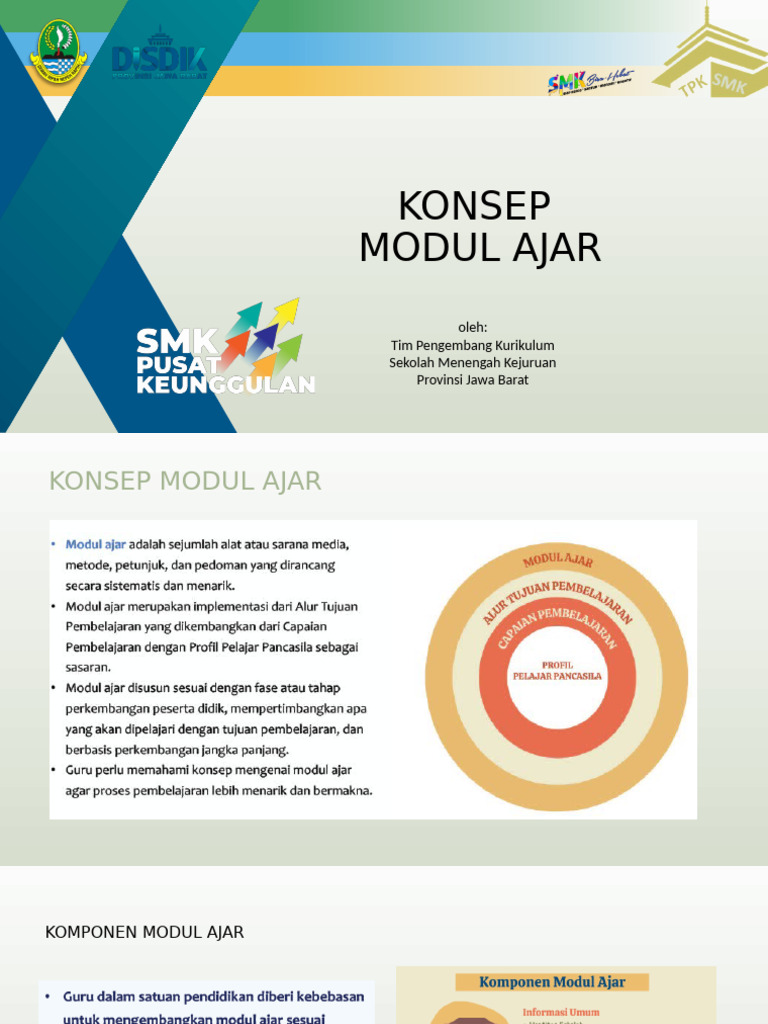 Panduan Pengembangan Modul Ajar SMK | PDF