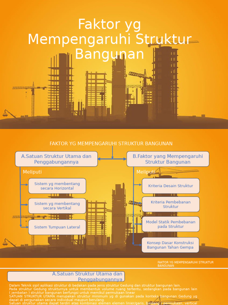 Faktor Yg Mempengaruhi Struktur Bangunan | PDF | Teknologi & Rekayasa