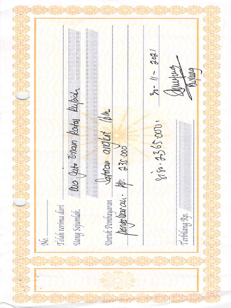 Nyai Sulastri - Bon Usaha | PDF