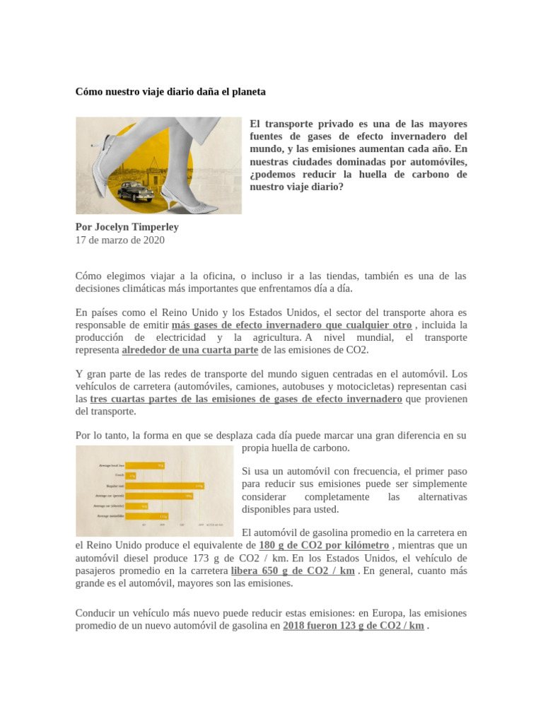 Material de Apoyo - Ejer 4 | PDF | Coche | Transporte