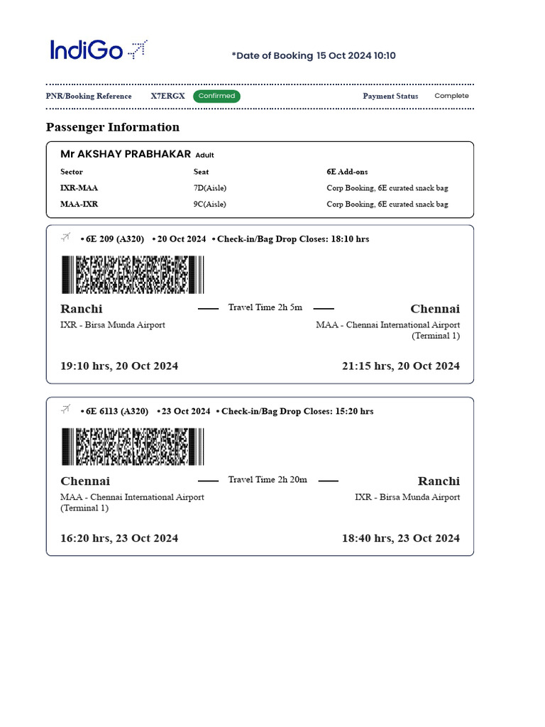 X7ergx Akshay Prabhakar Ixr Maa Ixr | PDF | Aviation | Transport