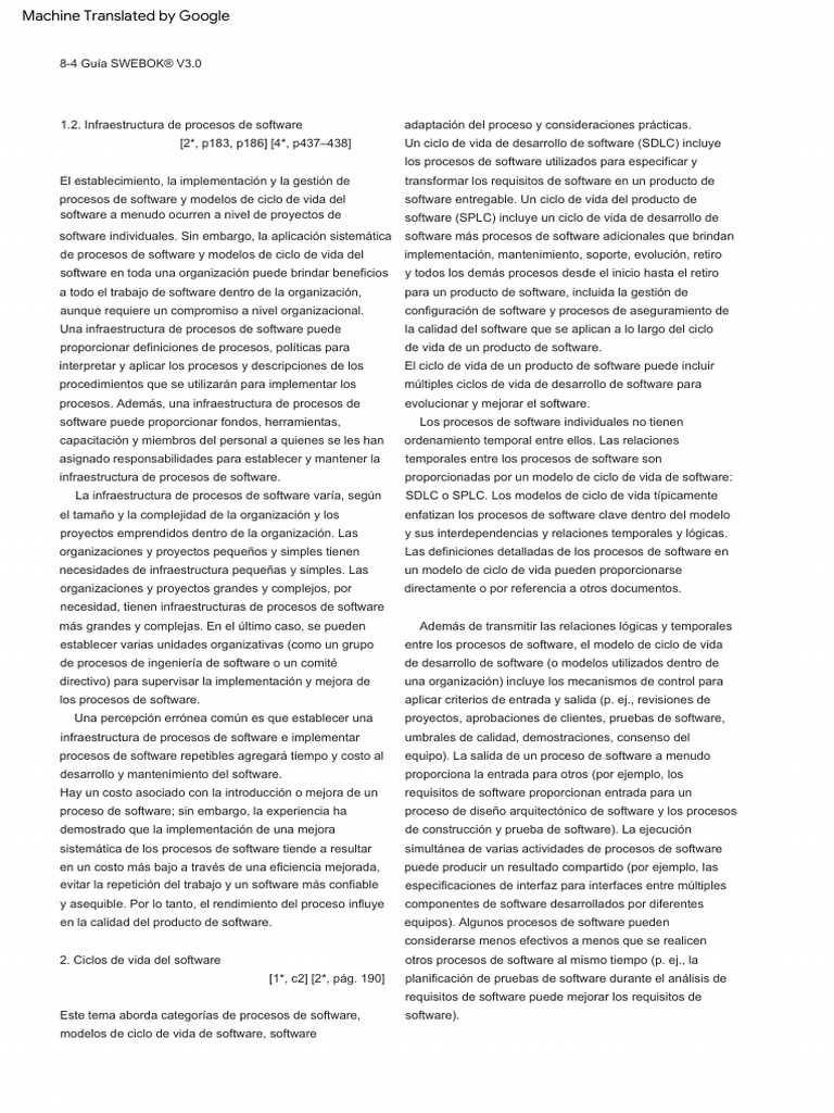 Swebok 151-200 Español | PDF | Software | Ingeniería de software