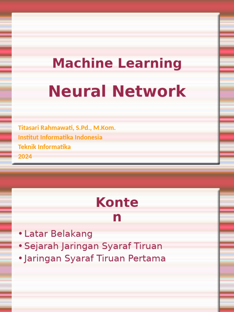 Neural Network I-Hebb | PDF