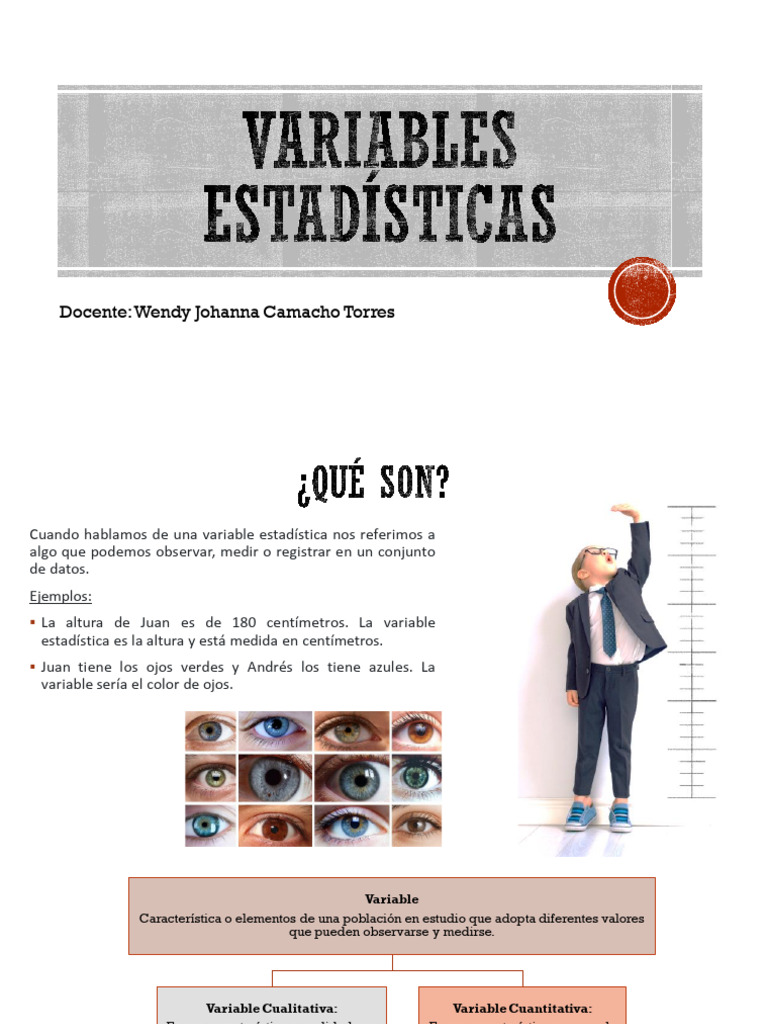 Variables_estadísticas_y_frecuencias1 | PDF | Estadísticas | Datos