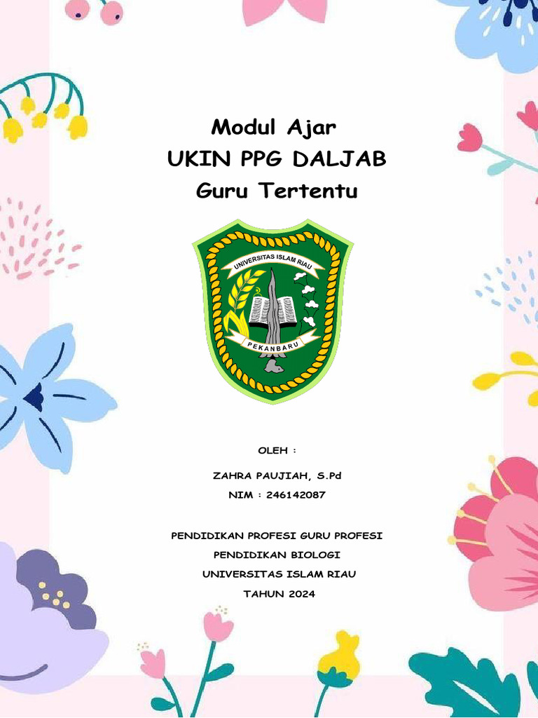 Zahra Paujiah - 246142087 Modul Ajar Ilmu Pengetahuan Alam (IPA) - Zat ...