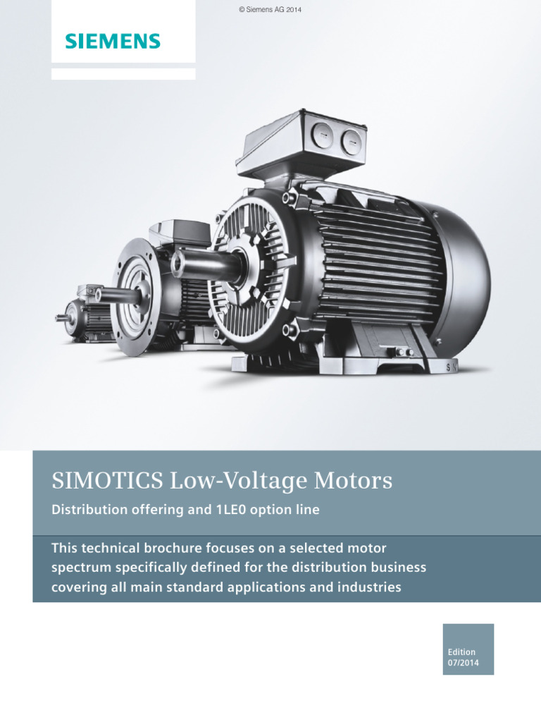 Siemens Motor | PDF | Torque | Engines