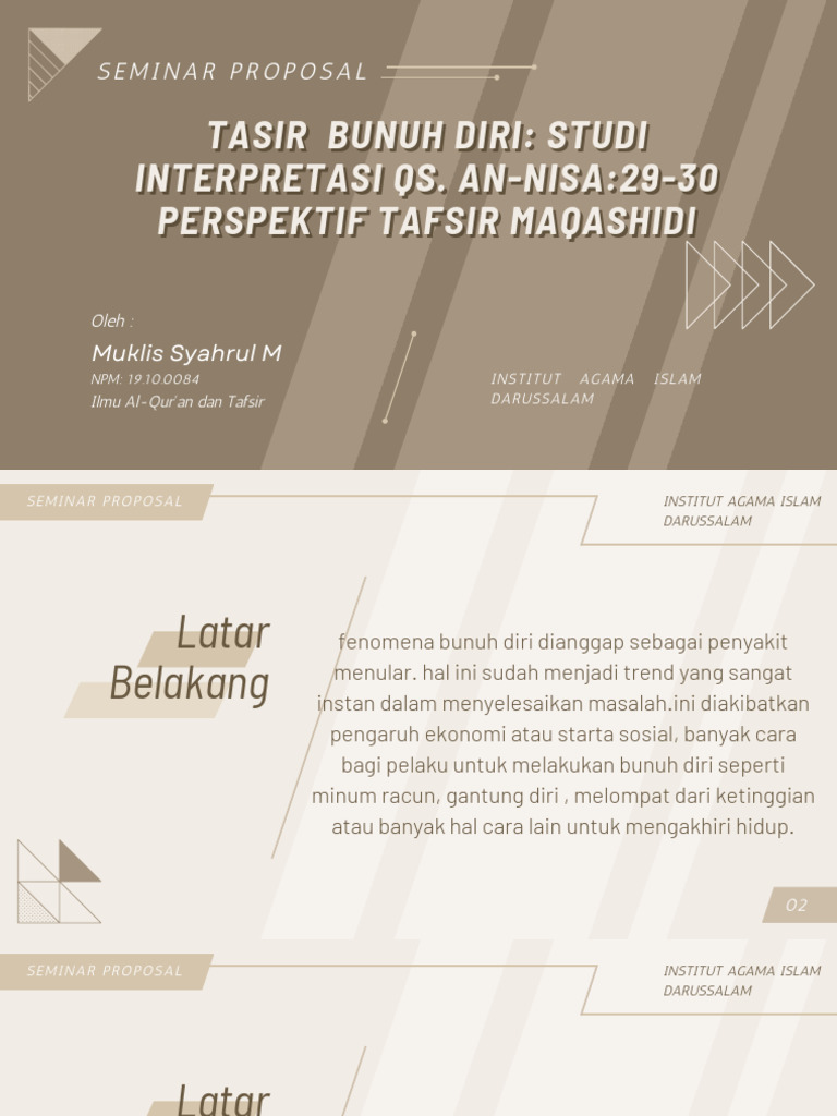 Seminar Proposal Muklis Syahrul M | PDF | Filsafat | Sains & Matematika