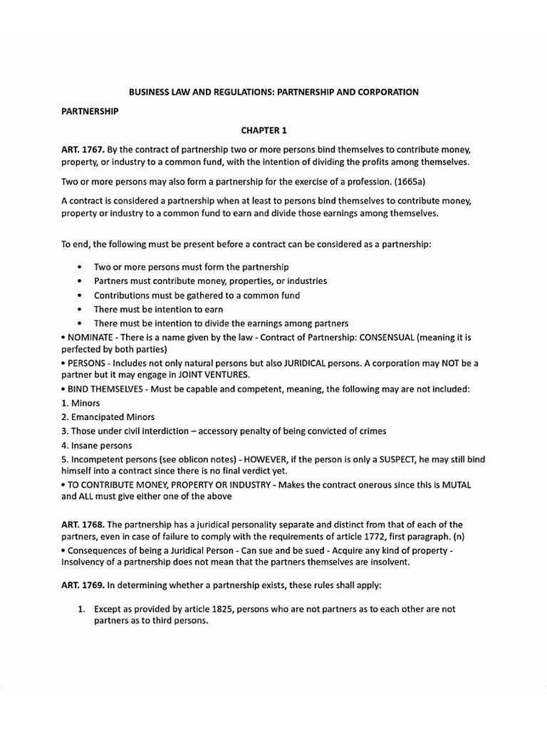 Business Law and Regulations | PDF