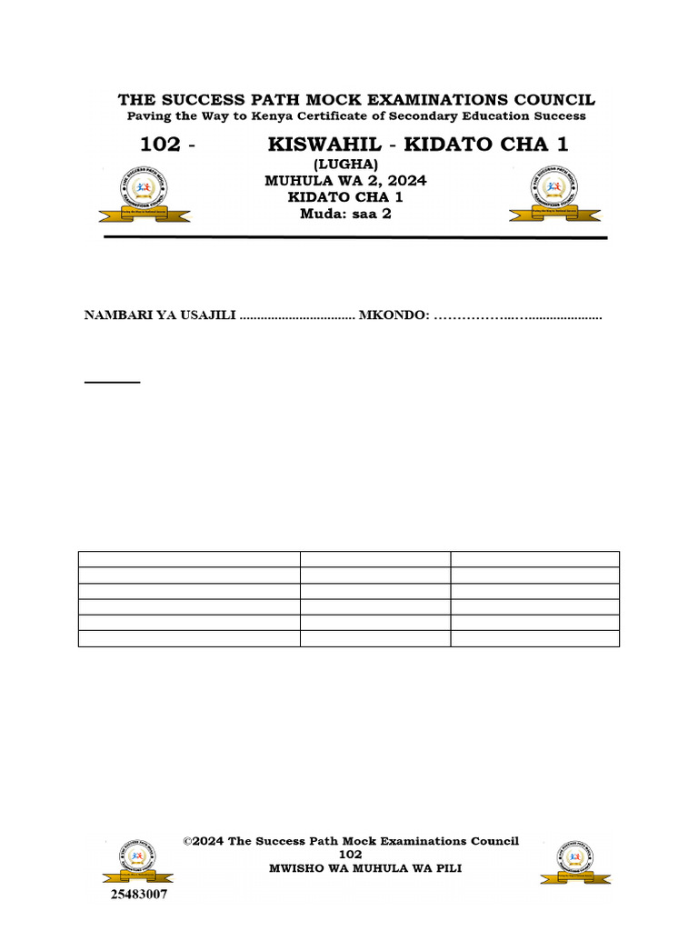 Kis F1 QS | PDF
