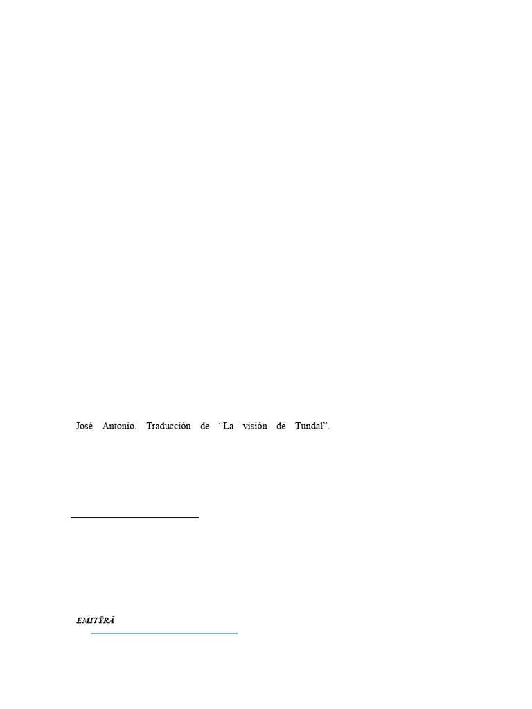 La Vision de Tundal | PDF | Infierno | Purgatorio