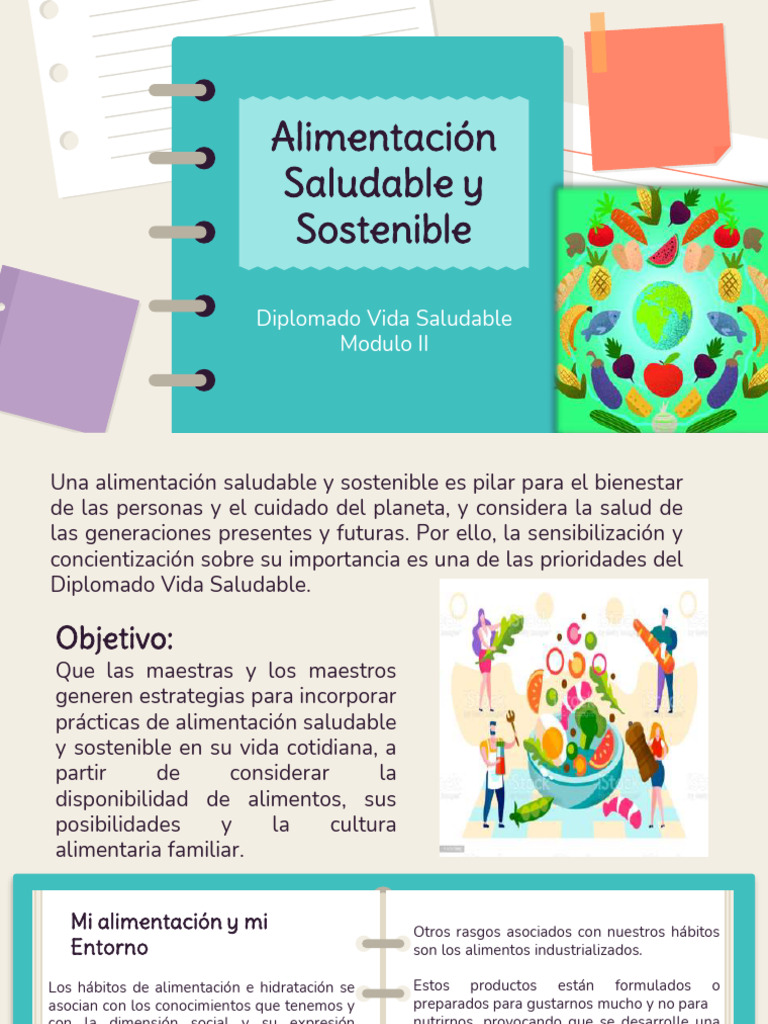 Alimentación Saludable y Sostenible | PDF | Alimentos | gordo