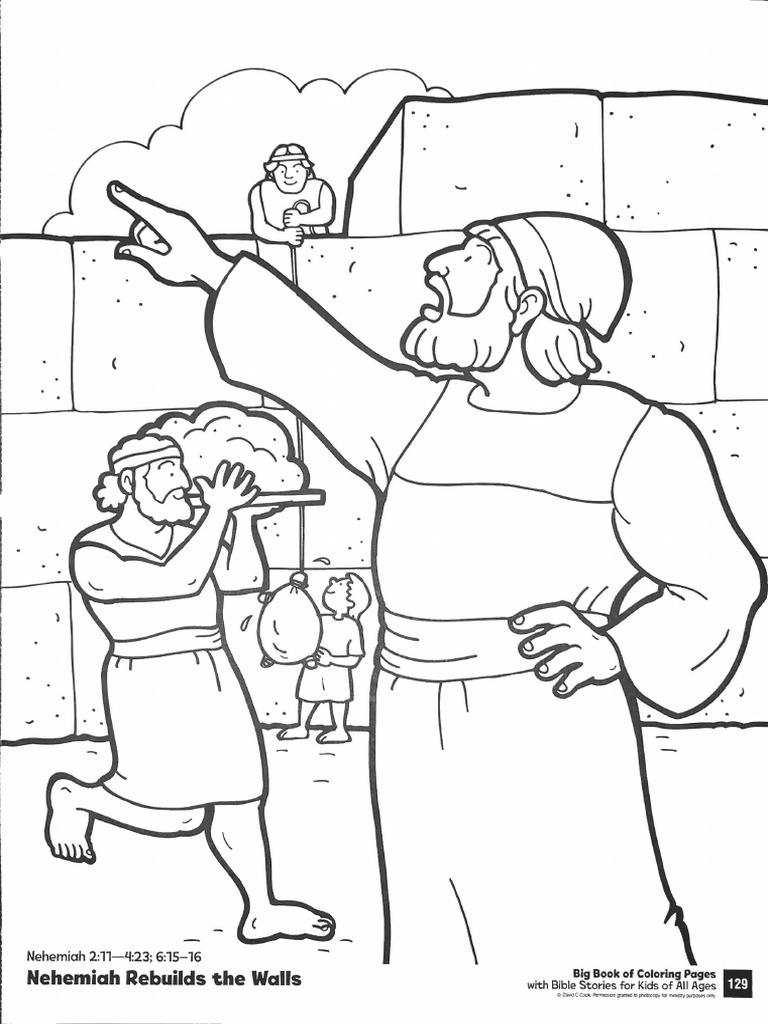 Nehemiah Colouring | PDF