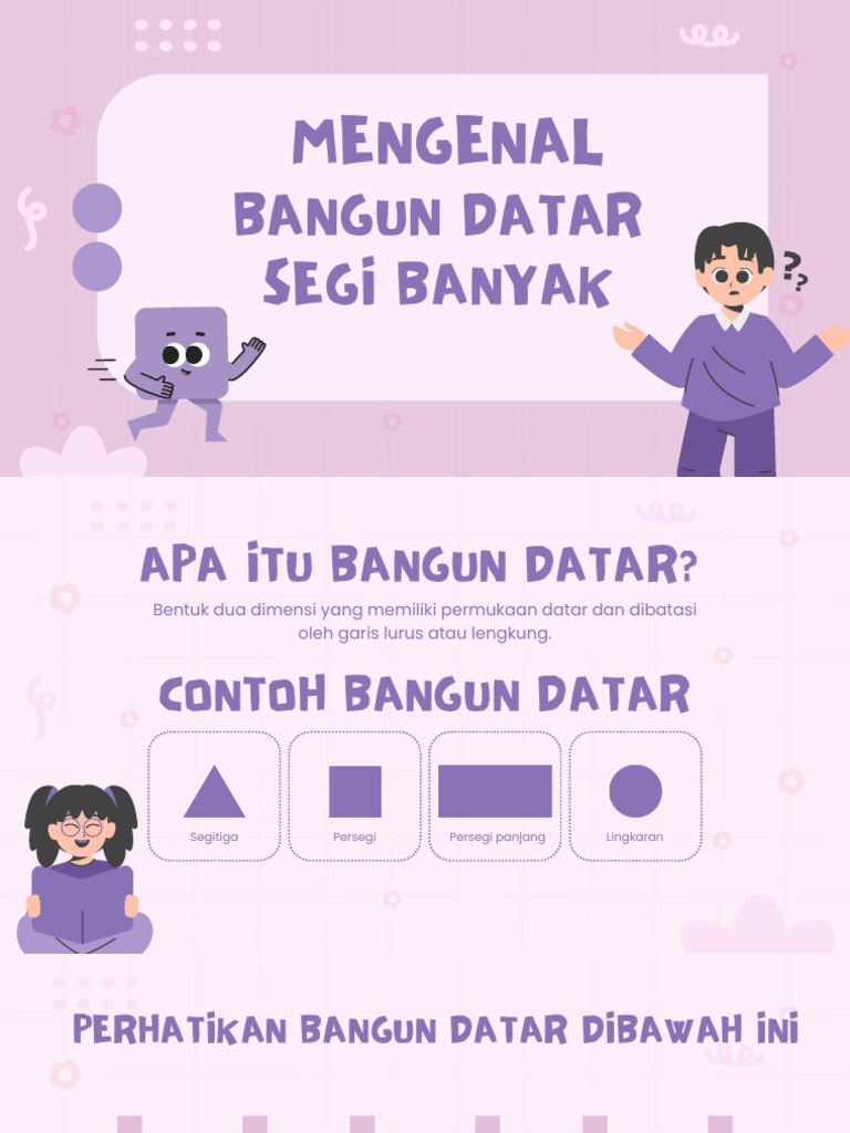 Mengenal Bangun Datar Segi Banyak | PDF | Metode & Bahan Ajar