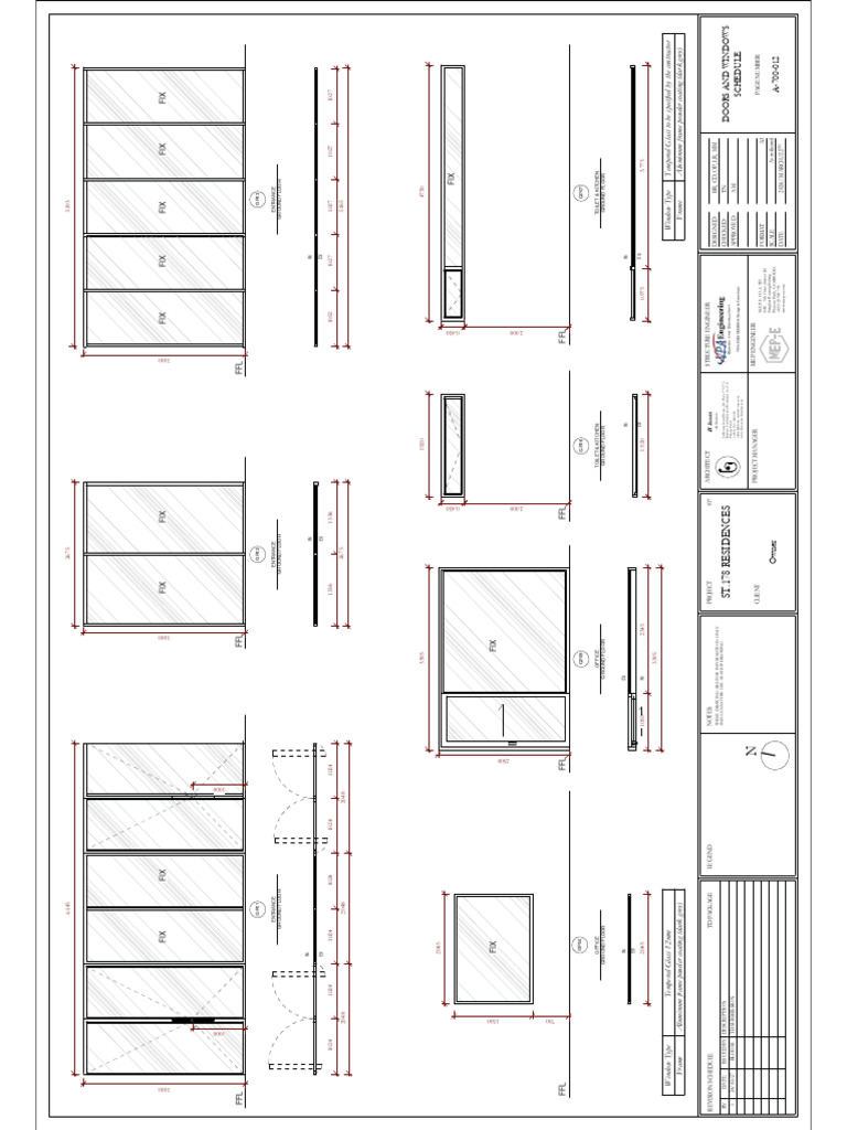 Glass Panel Drawing | PDF | Culture Of Queensland | Queensland Heritage ...