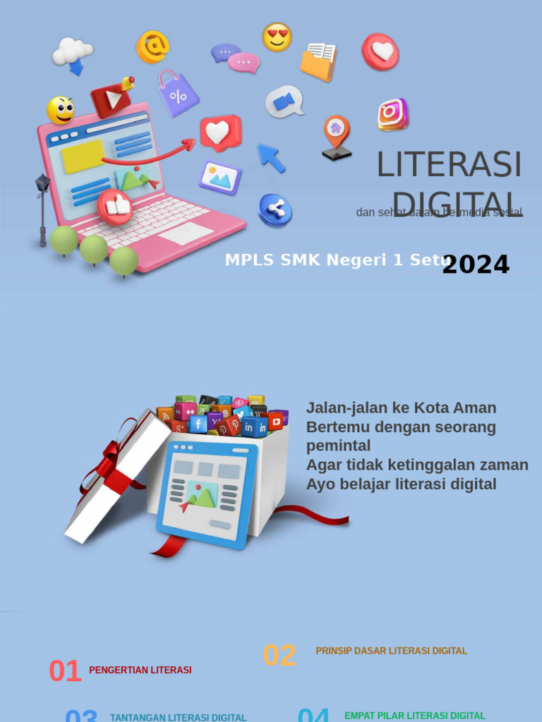Pengertian dan Prinsip Literasi Digital | PDF | Ilmu Sosial | Seni