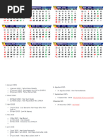 Kalender Hari Libur Nasional Indonesia 2026 | PDF