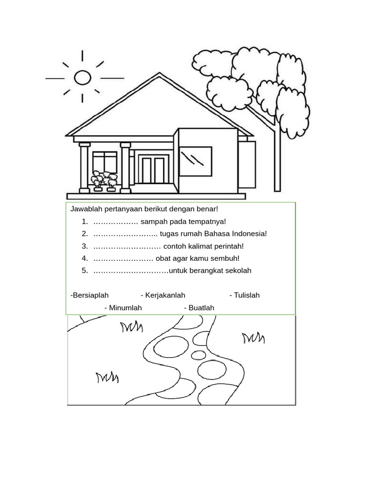 Bindo Kelas 2 Mewarnai Kalimat Perintah | PDF | Karier & Perkembangan | Kajian Bahasa Asing