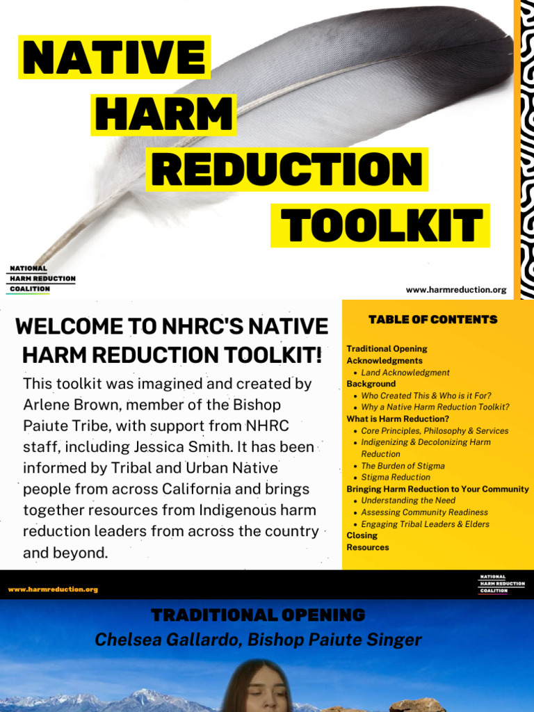 Native Harm Reduction Toolkit | PDF