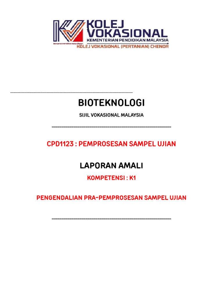 Format Laporan Amali SVM | PDF