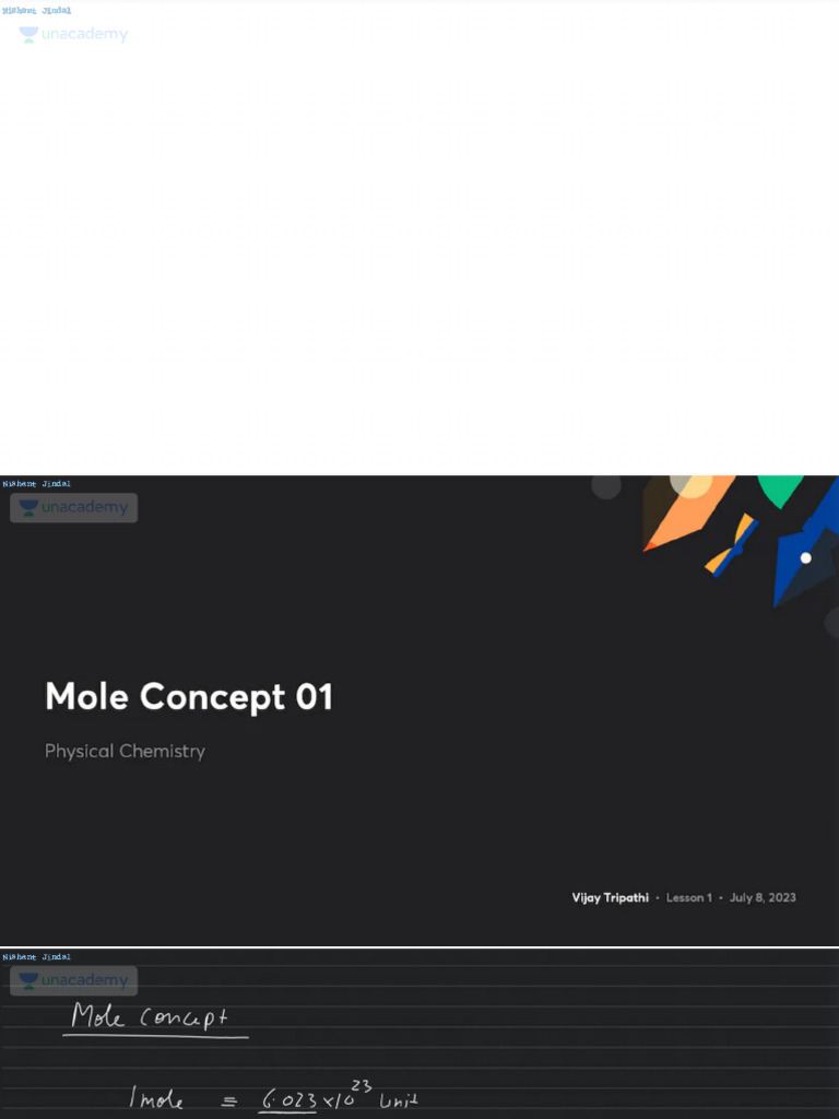 Mole Concepts | PDF