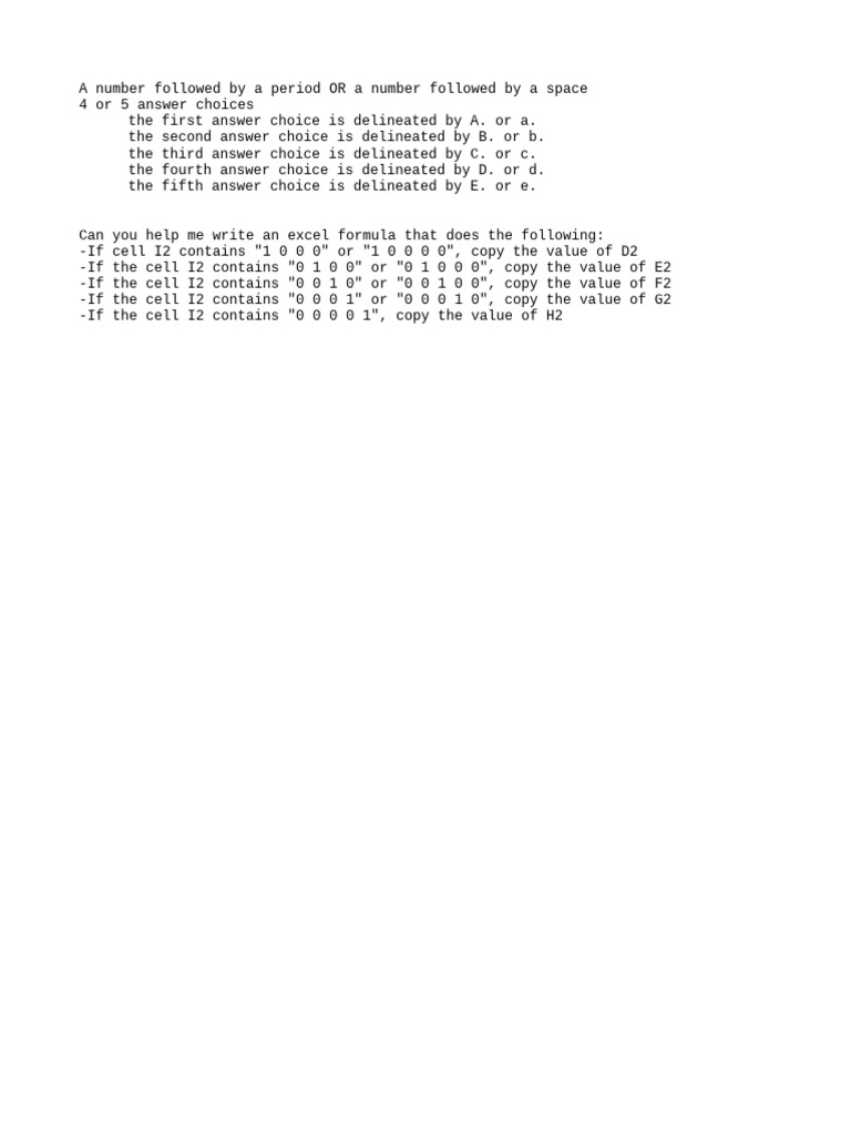 Multiple Choice Prompts 2 | PDF