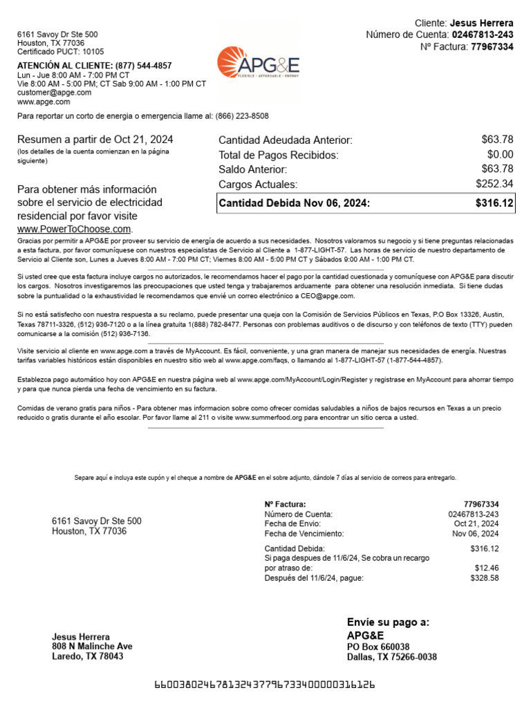 Invoice - 02467813 243 - 10 21 2024 | PDF