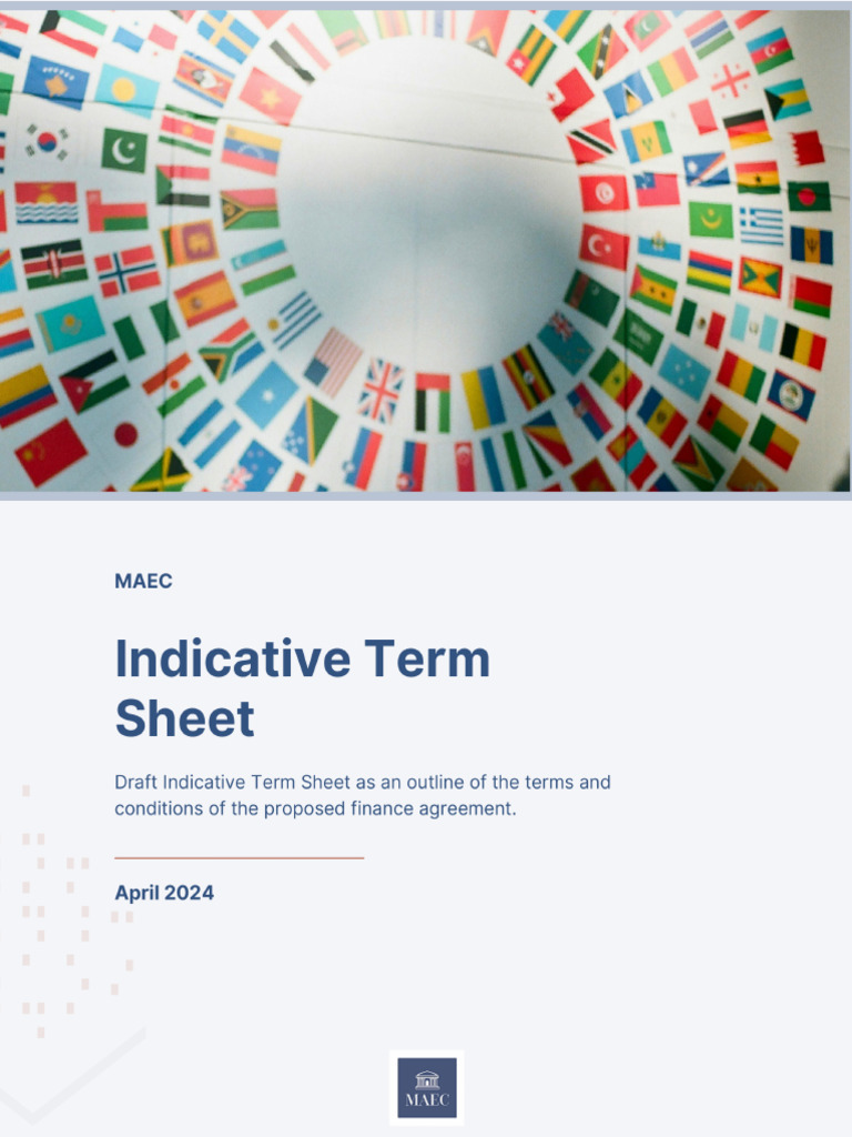 2024 Maec Indicative Term Sheet April | PDF