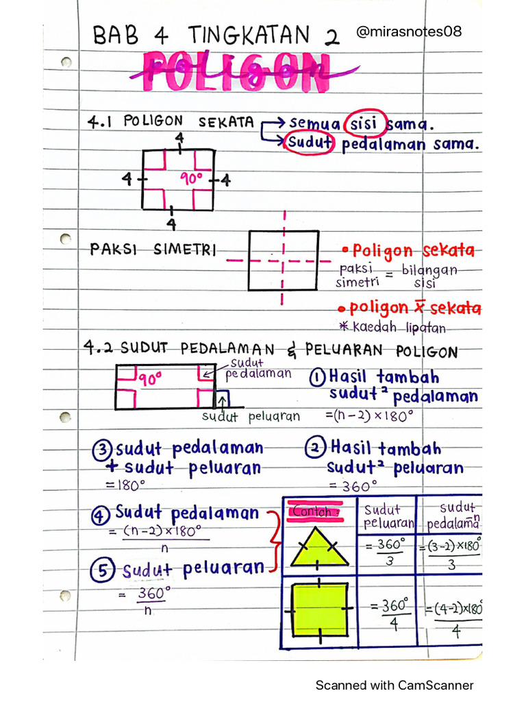 Matematik F2 Bab 4 | PDF
