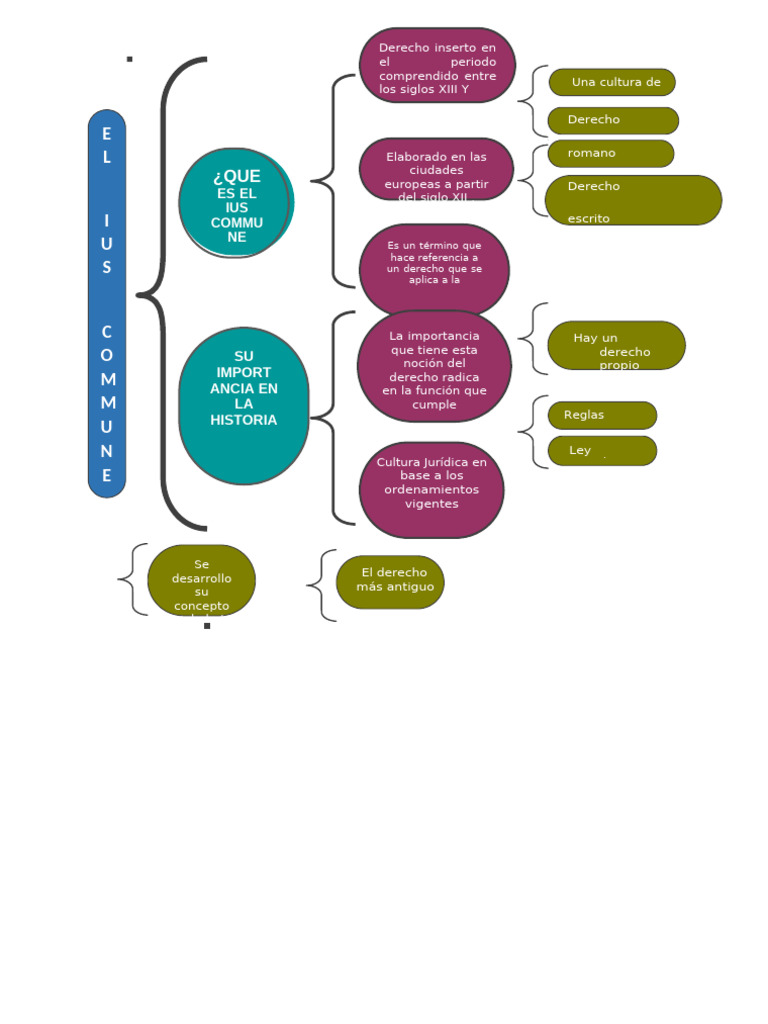Cuadro Sinoptico Del Ius Commune | PDF