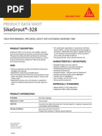Sikagrout 928 | PDF | Strength Of Materials | Concrete