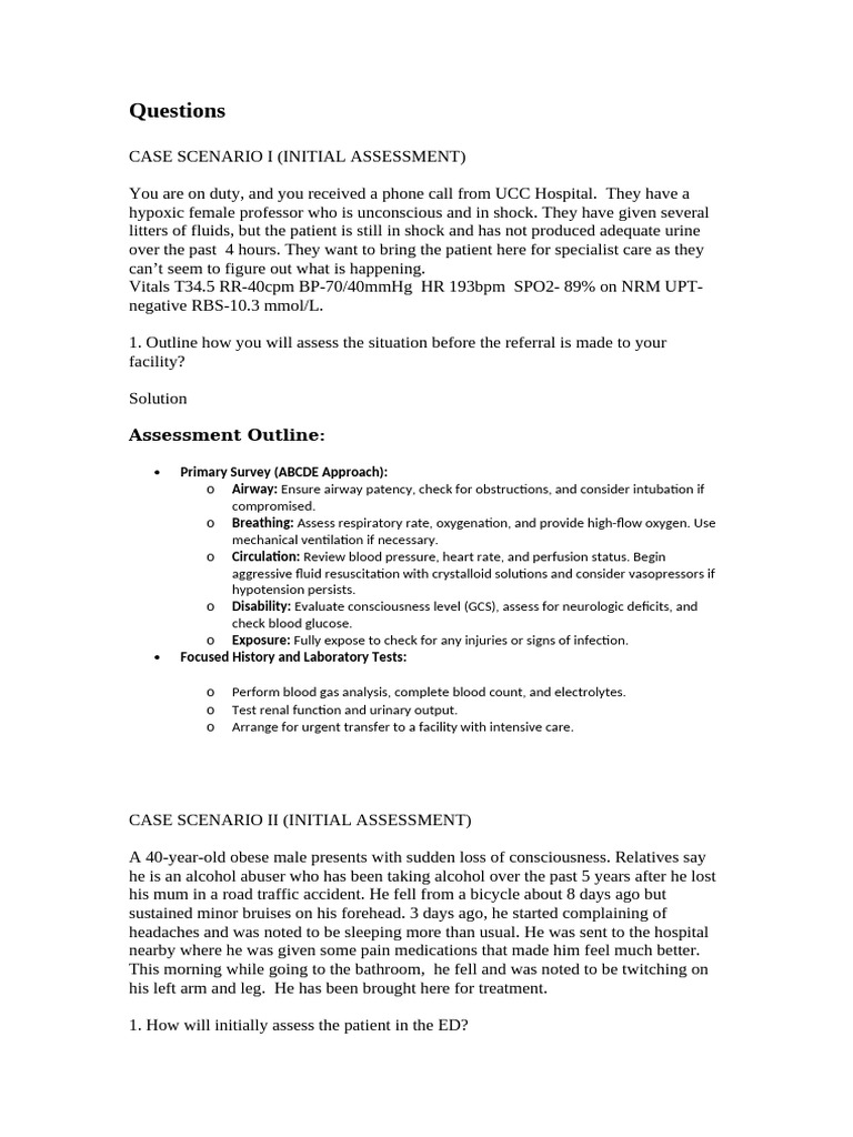 Questions Compilation | PDF | Shock (Circulatory) | Blood Pressure