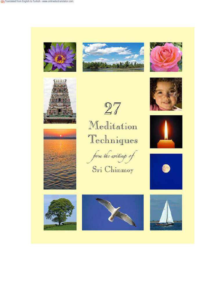 27 Meditasyon Tekniği - Sri Chinmoy | PDF